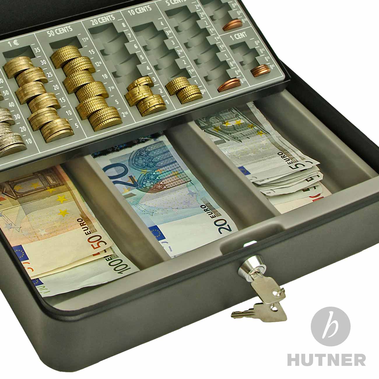 Geldkassette Geldkasette mit Münzzähler Kasse Zählbrett | eBay